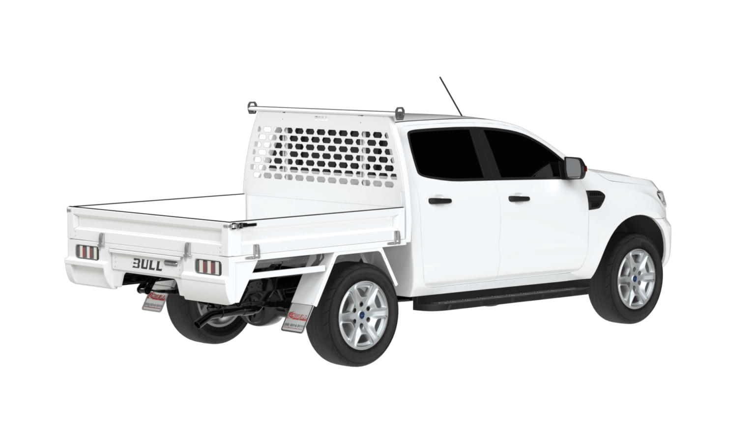 Aluminium Flat Tray to suit Dual Cab Vehicle - Bull Motor Bodies